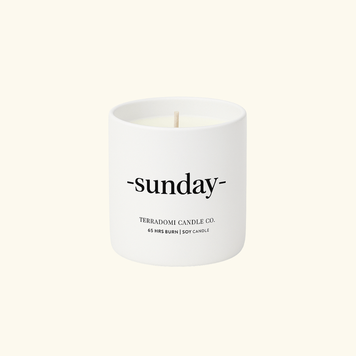 Sunday Scented Candle | Toronto Candle Company – Terradomi Candle Co ...