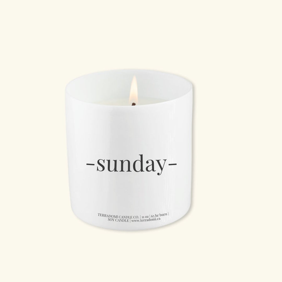 Sunday Scented Candle | Toronto Candle Company – Terradomi Candle Co ...